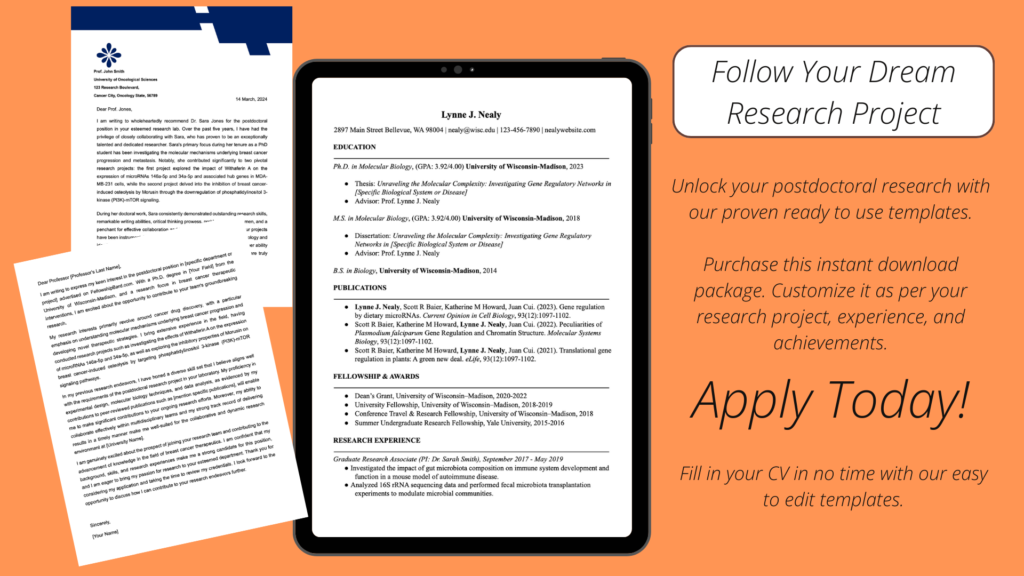 Postdoctoral Job Templates - FriendlyWorkflow
